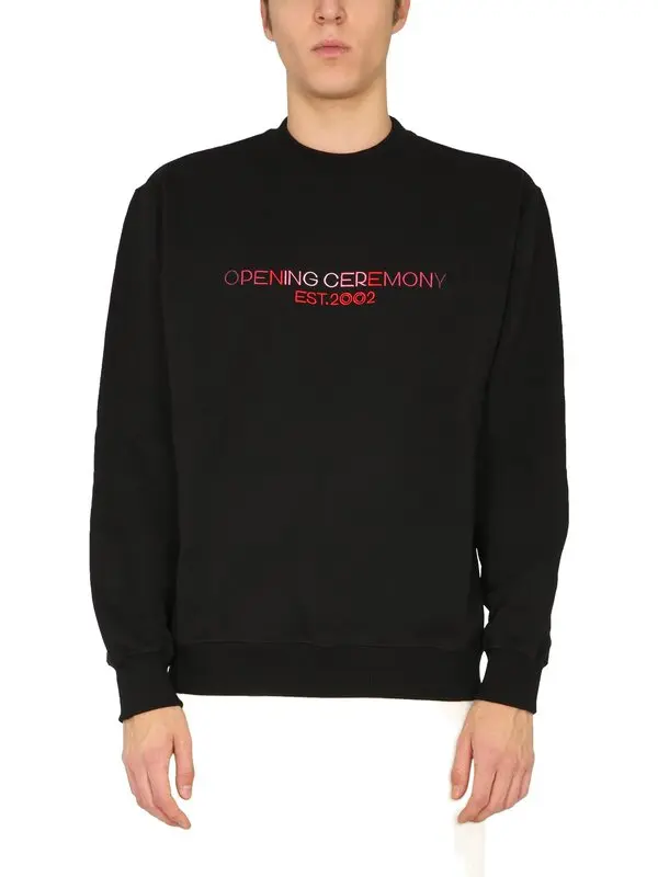 Opening Ceremony Crew Neck Sweatshirt - Black