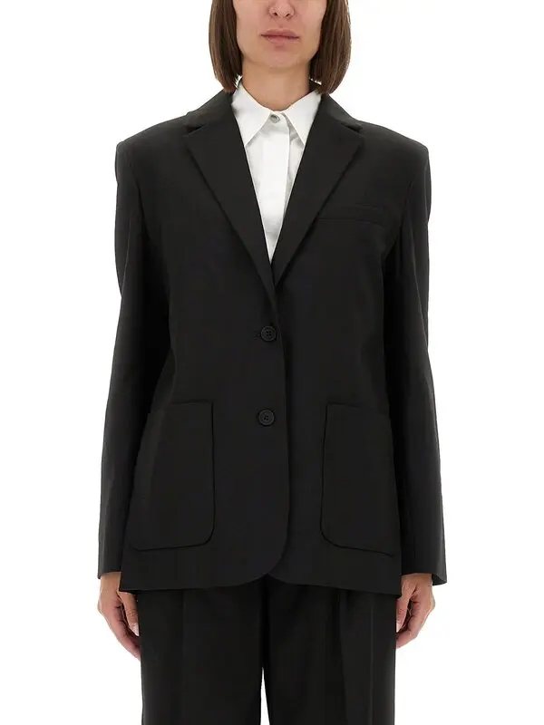 THE GARMENT Pluto Blazer With Bow - Black