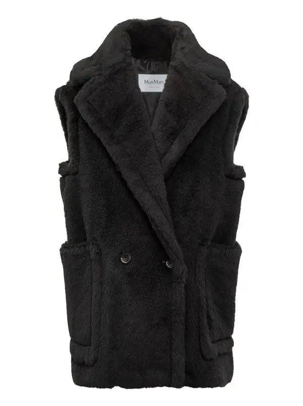 Max Mara Fur Vest - Black