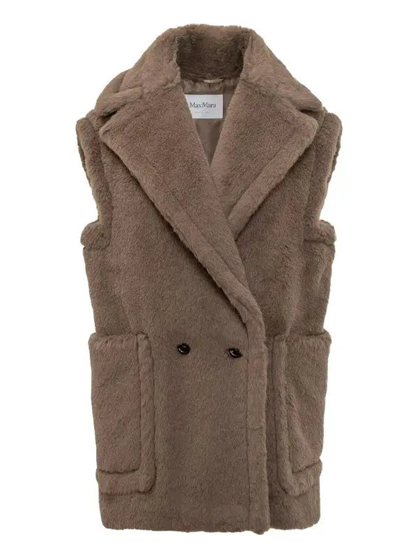 Max Mara Fur Vest - Brown
