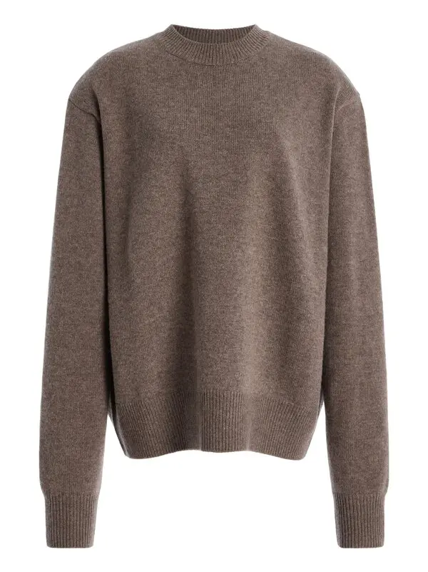 THE FRANKIE SHOP Rafaela Merino Wool-cashmere Sweater - Brown