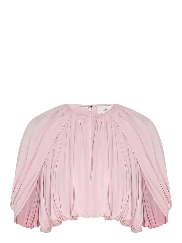 Zimmermann Alchemy Cape Top - Light Pink