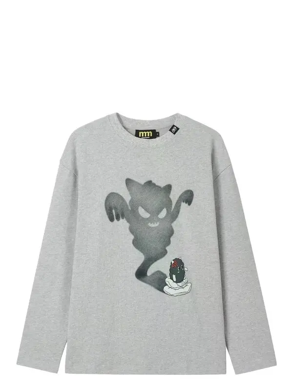 MINI CREAM Graphic-print T-shirt - Grey
