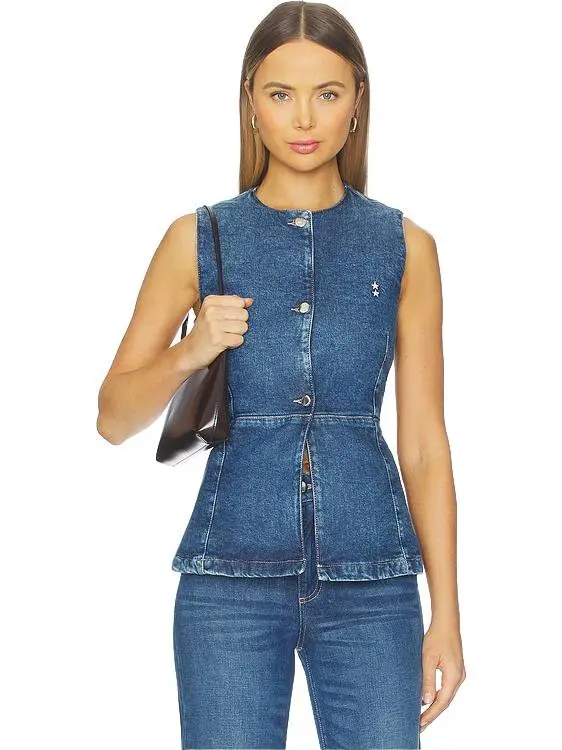 ICON DENIM LA Lola Denim Vest - Eclipse
