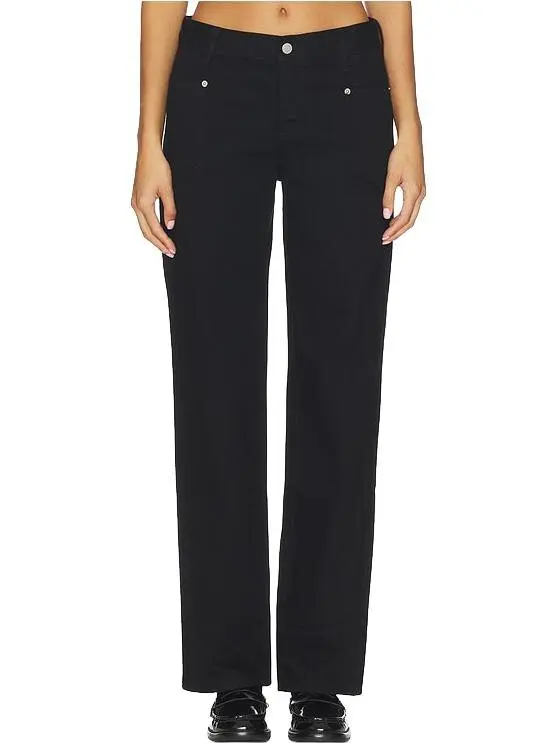 Still Here Supply Wide Leg Jeans - Black