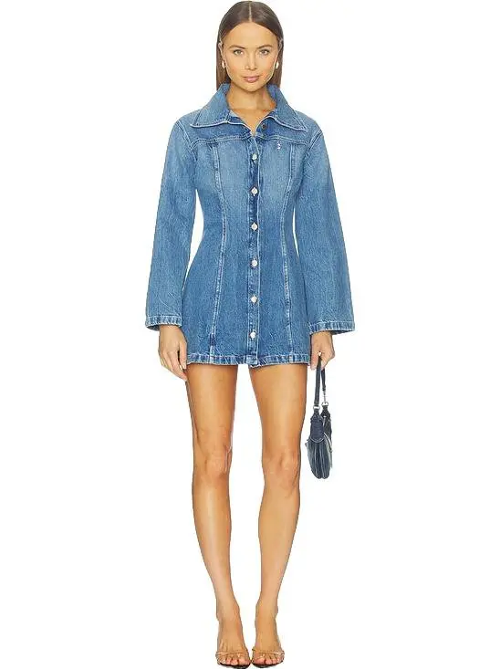 ICON DENIM LA Mya Denim Dress - Eclipse