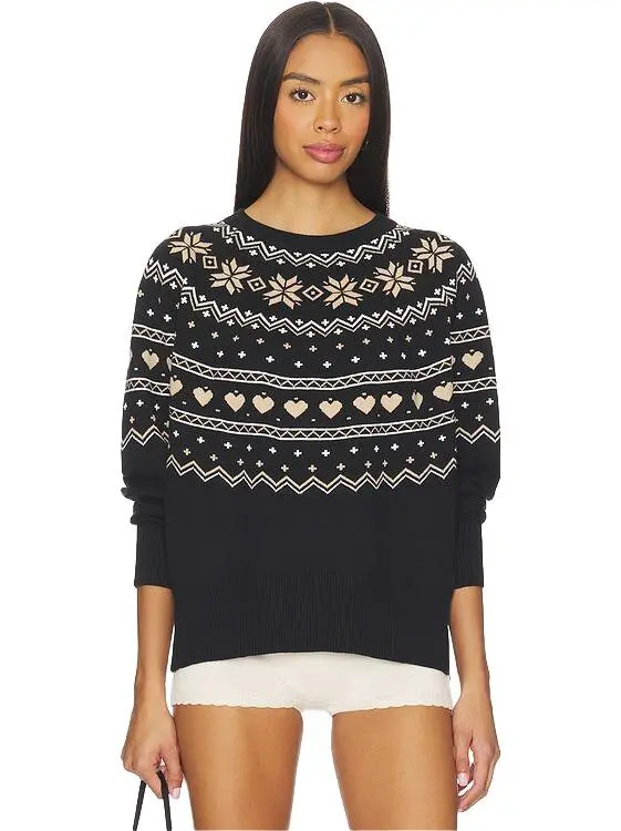 Beach Riot Elizabeth Sweater - Mystic Fairisle