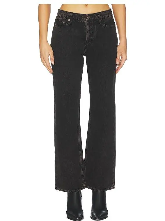 Rolla's 90s Boyfriend Jeans - Chocolate Tint