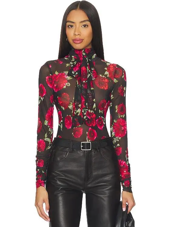 AFRM Julien Blouse - Painted Roses