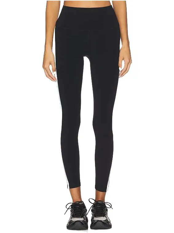 Splits59 Emerson Airweight High Waist Legging In Black - Black & Ice