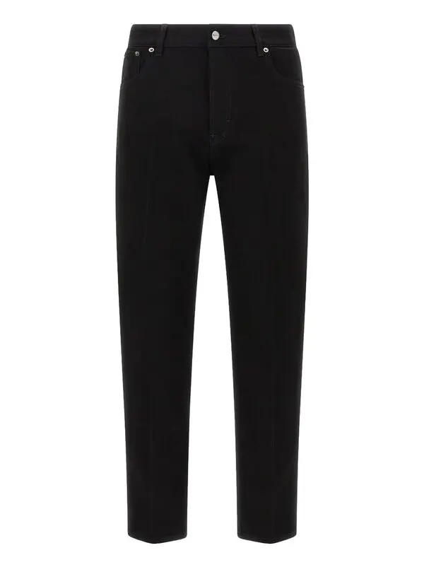 Gucci Morsetto Cropped Jeans - Black