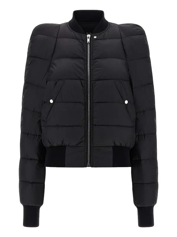 Rick Owens Duvet Flight' Bomber Jacket - Black