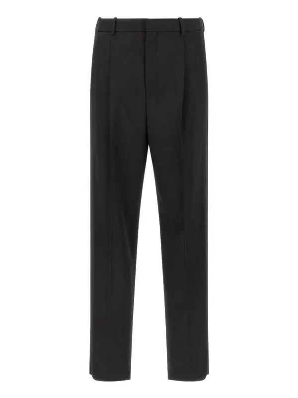 Saint Laurent Smocking' Pants - Black