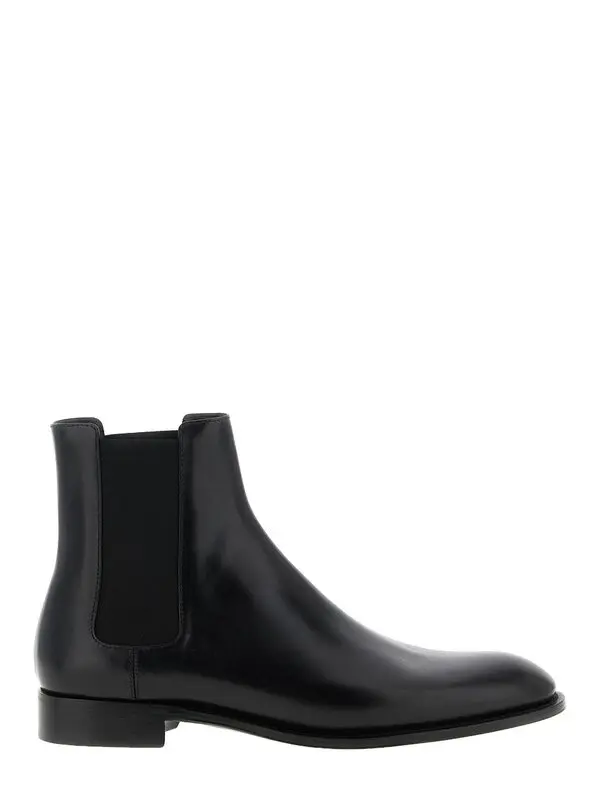 Saint Laurent Adrien Ankle Boots - Black