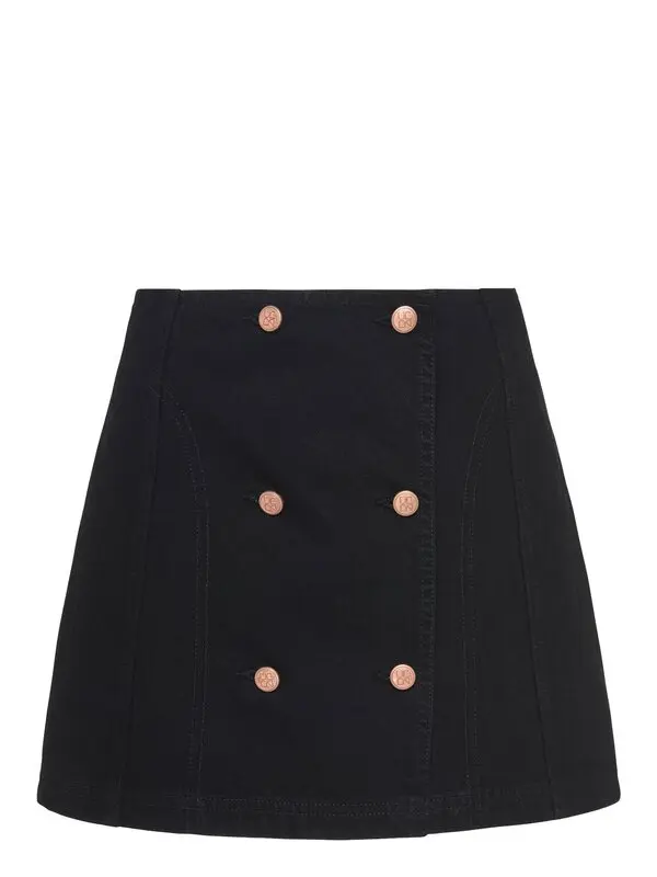 Ulla Johnson The Clara Mini Skirt - Noir