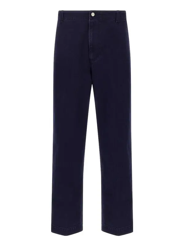 Gucci Washed Cotton Denim Straight-leg Jeans - Blue