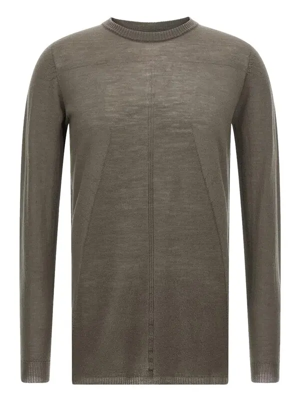 Rick Owens Biker Level Sweater - Gray