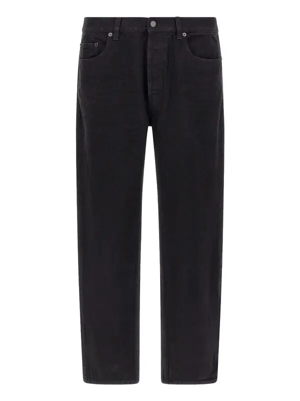 Saint Laurent Mick Straight Leg Jeans - Black