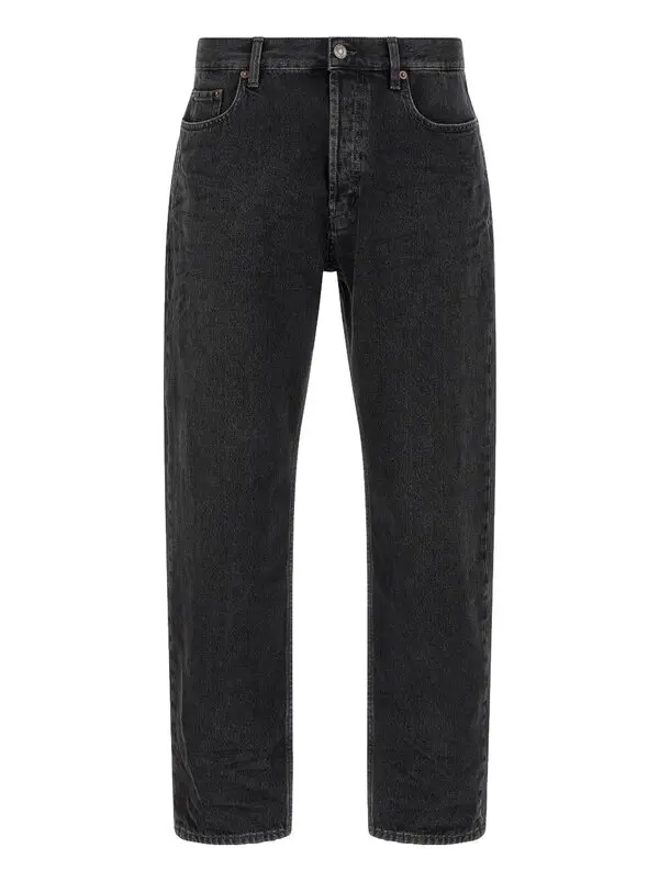 Saint Laurent Mick Straight Leg Jeans - Black