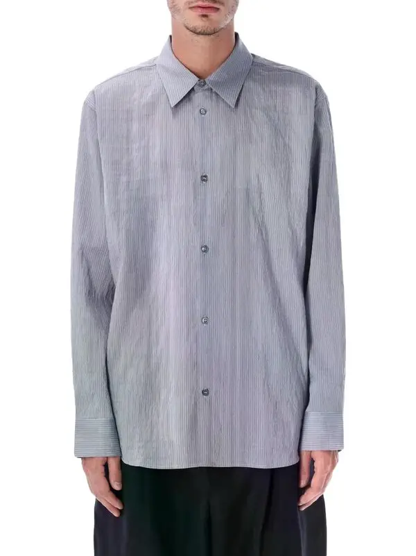 Studio Nicholson Striped Buttoned Shirt - Purple
