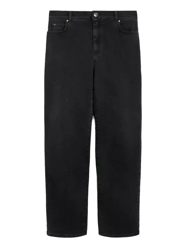 Max Mara Cinese Straight-leg Jeans - Black