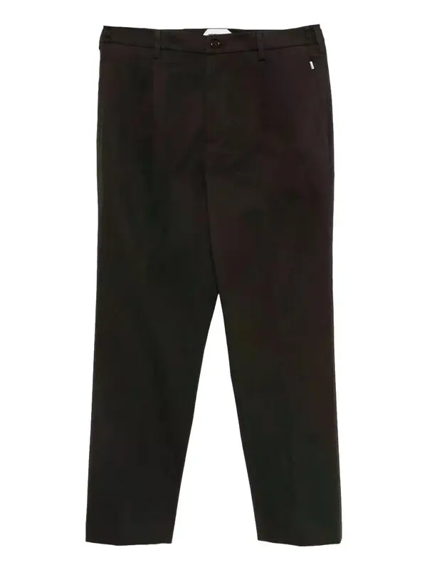 NEW YORK RESIDENT Straight-leg Trousers - Brown