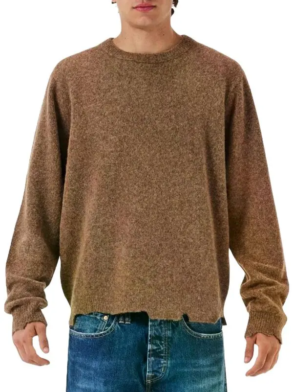 CYCLE Frayed Sweater - Brown