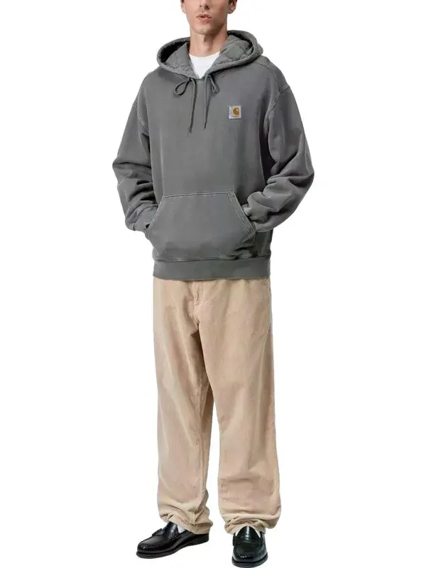 Carhartt Work In Progress Cotton Hoodie Sweatshirt - Grey