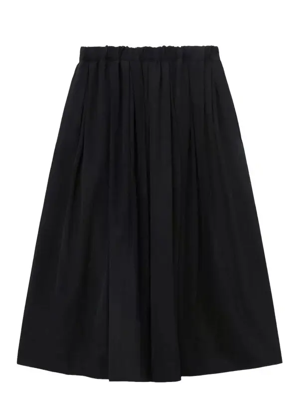 Comme Des Garçons Elasticated-waistband Midi Skirt - Blue