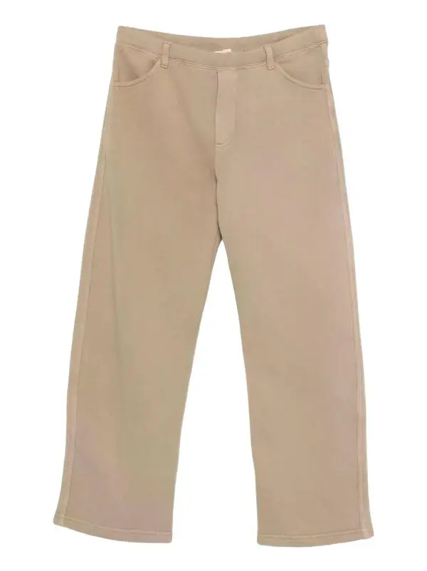 NILI LOTAN Tribecca Elasticated-waistband Track Pants - Brown