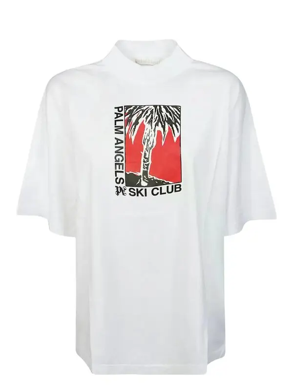 Palm Angels Graphic-print T-shirt - White