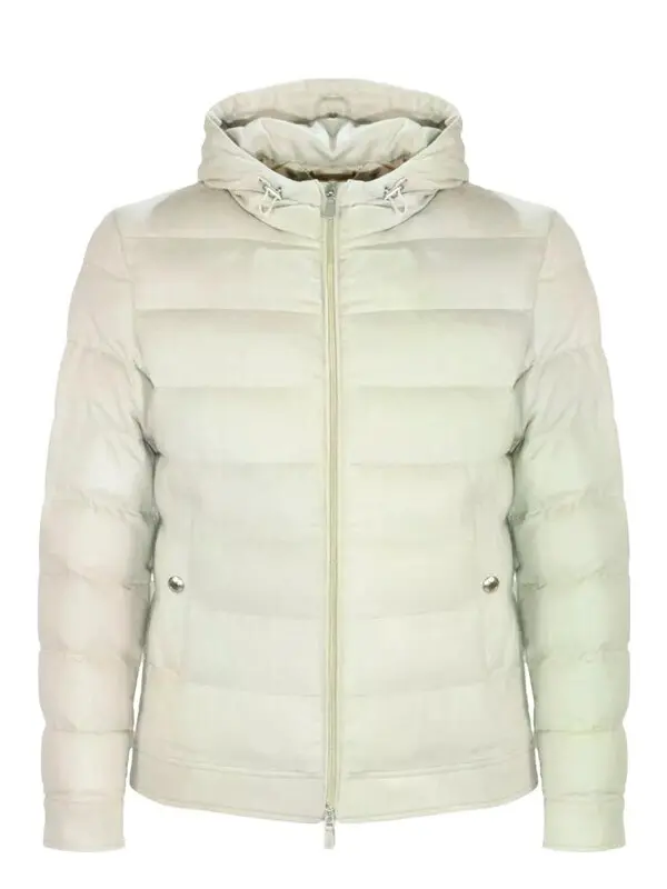Eleventy Padded Jacket - Neutrals