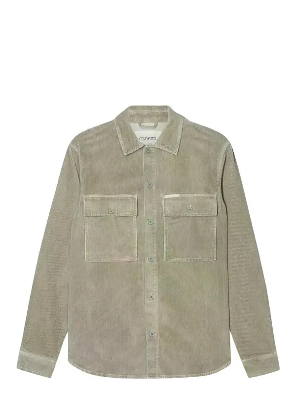 Closed Corduroy Pocket Shirt - Green