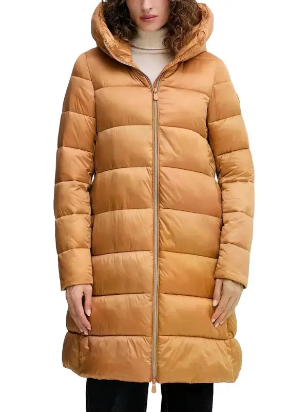 SAVE THE DUCK Lysa Hooded Padded Coat - Brown