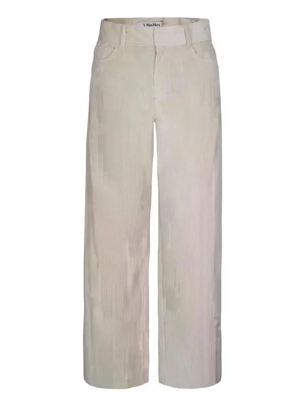 Max Mara Eneide Corduroy Trousers - White