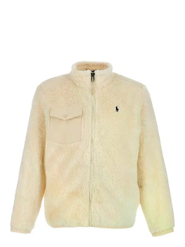 Polo Ralph Lauren Fleece Zip Jacket - Neutrals