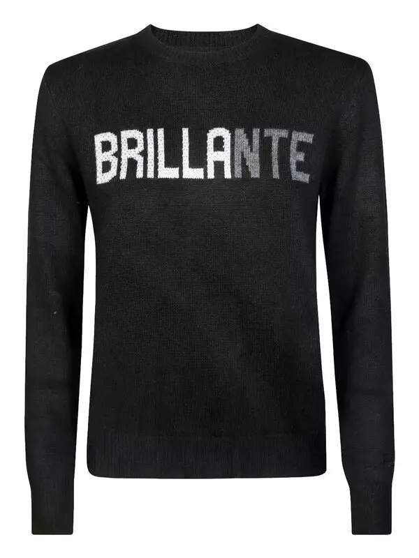 MC2 SAINT BARTH Strass Embellished Sweater - Black