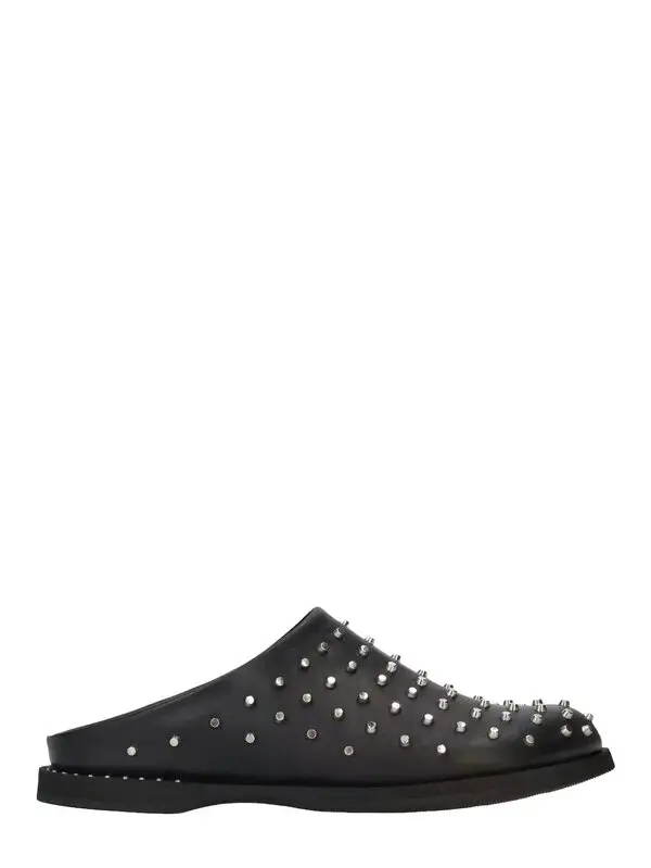 Premiata Studded Mules - Black