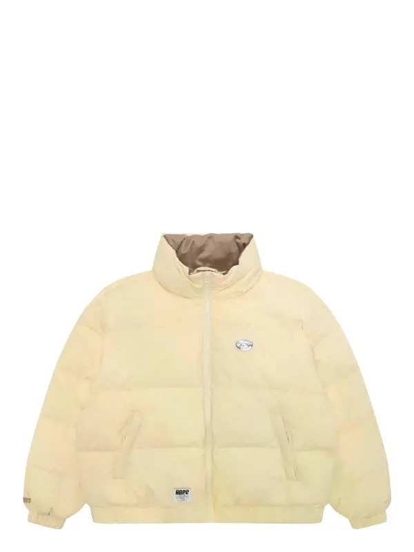A BATHING APE Moonface Puffer Jacket - Yellow
