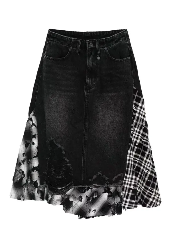 MUSIUM DIV. Denim Skirt - Black