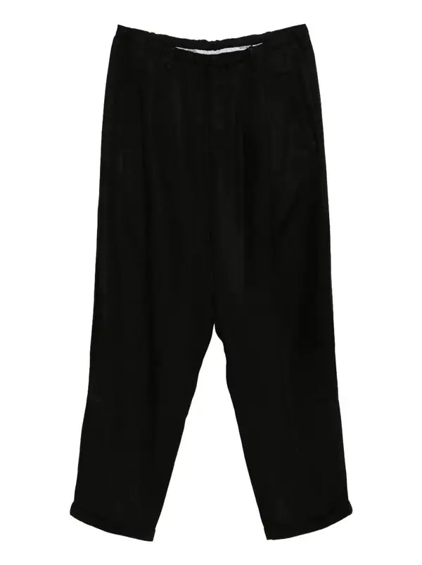 MAGLIANO Elasticated-waistband Trousers - Black