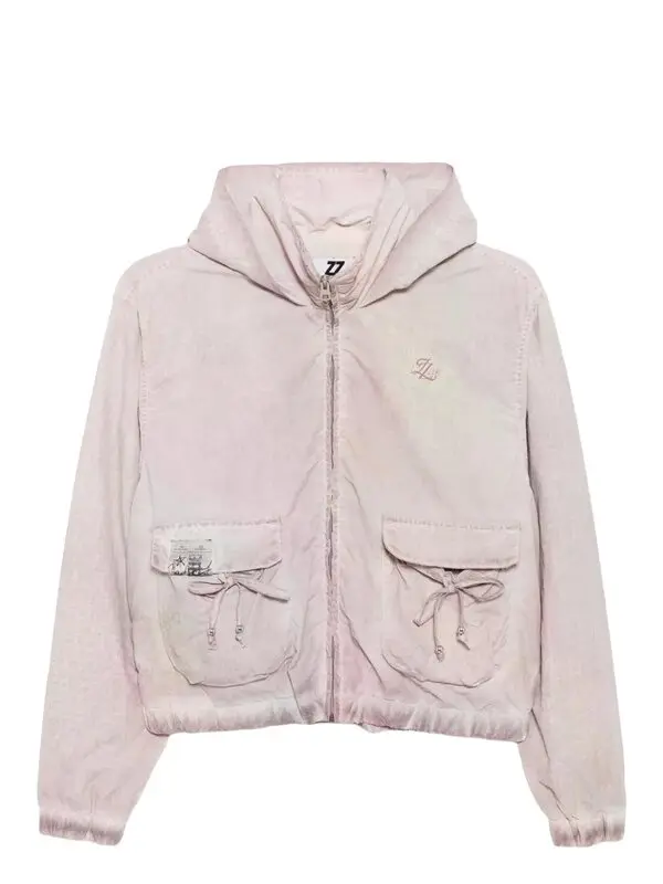 Izzue Logo-embroidered Jacket - Pink