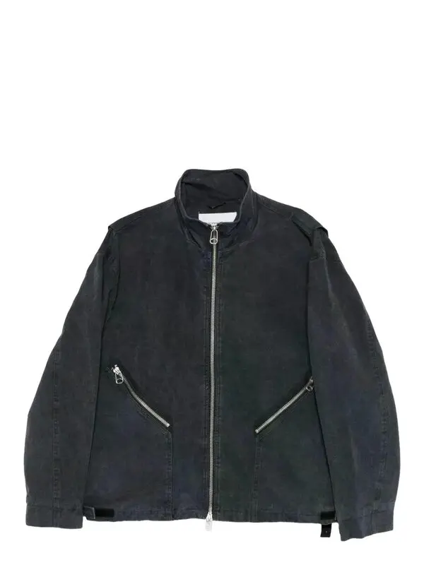 PEACEMAKER OAMC Zip-up Denim Jacket - Black