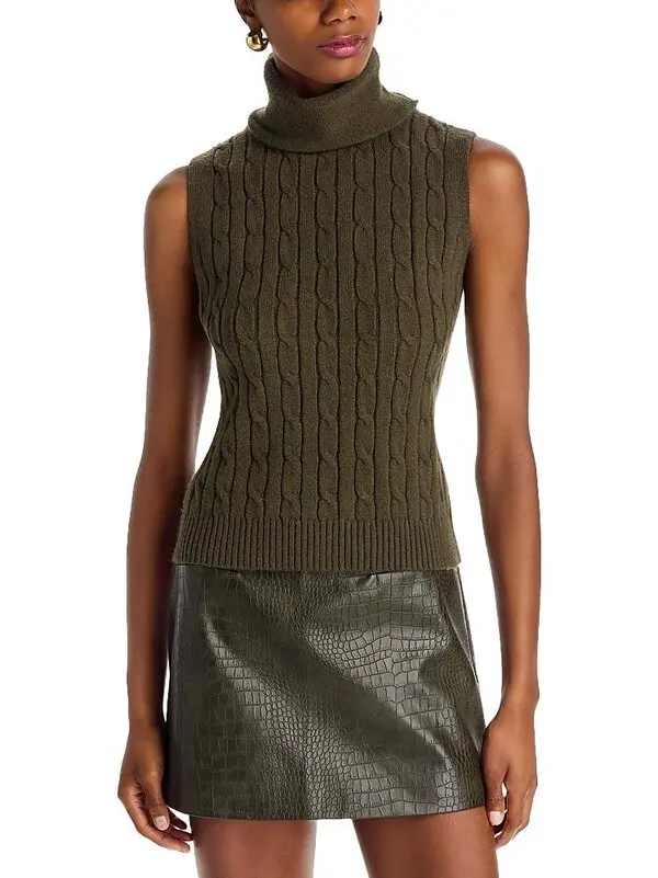 NONCHALANT LABEL Jodie Sleeveless Sweater - Army Green