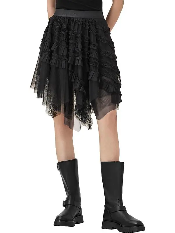 ALLSAINTS Jayde Tulle Skirt - Black