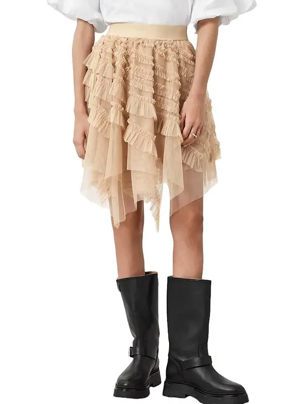 ALLSAINTS Jayde Tulle Skirt - Blush Pink
