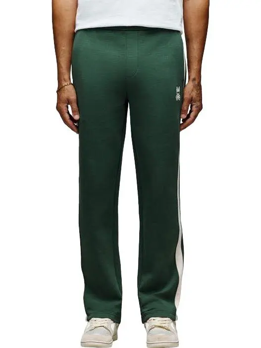 Psycho Bunny Stiles Straight Leg Knit Track Pants - Garden Topiary