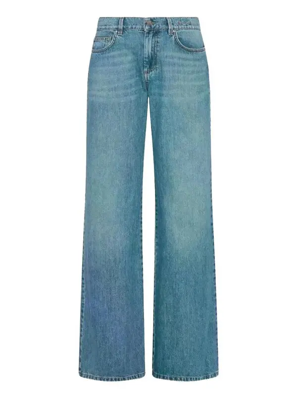 Marella Cotton Denim Jeans - Blue