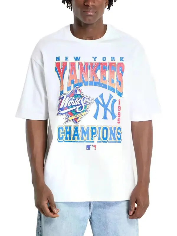 New Era New-york Yankees World Series Graphic Tee - White