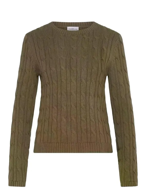 Marella Calibri Cable-knit Sweater - Green